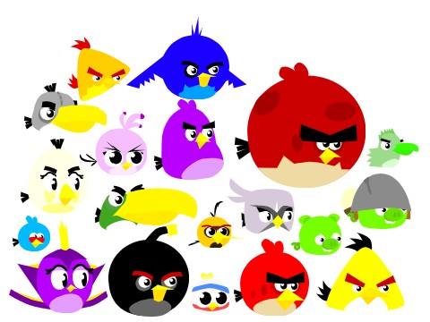 Angry Birds Sprites!