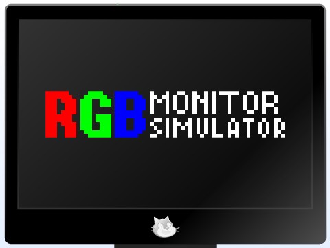 RGB Monitor Simulator
