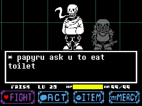 underswap: papyrus fight (demo)