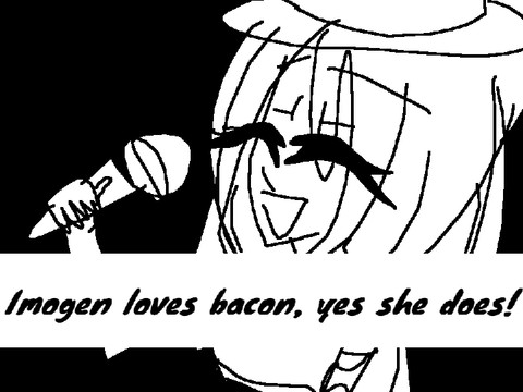 Imogen Loves Bacon, Yes She Does!