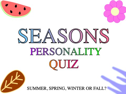 4 seasons: personality quiz