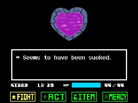 Kirbytale Star Dream Soul OS Battle 星の夢 SoulOS