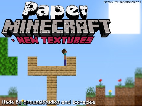 (NEW TEXTURES) Paper Minecraft