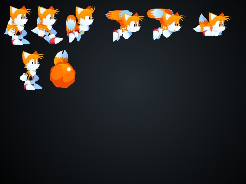 Tails sprite sheet