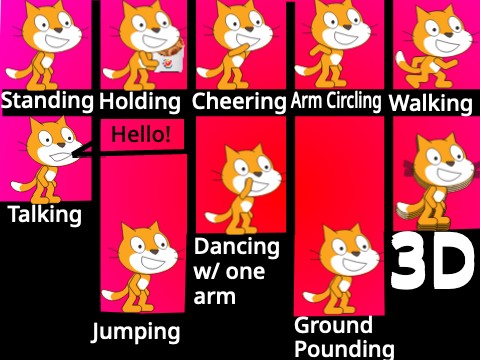 Scratch Cat Sprite Library