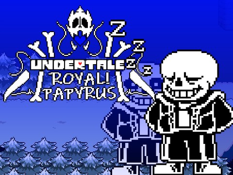 Undertale Royal!Papyrus Pacifist Sans Fight (Ver.1.7)