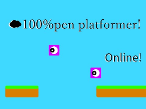 ☁100%pen online platformer!