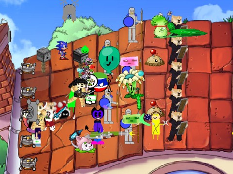 Add Yourself Fighting on PVZ's Roof! (20)