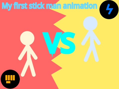 My first stick man animation