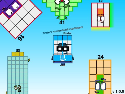 Finder's Numberblocks Spritepack