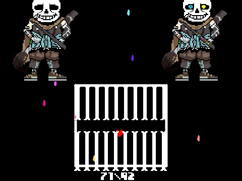 Inktale "the first color" nothing Ink!sans fight PhaseⅢ