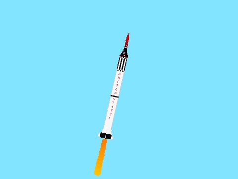 Rocket simulation: Mercury redstone