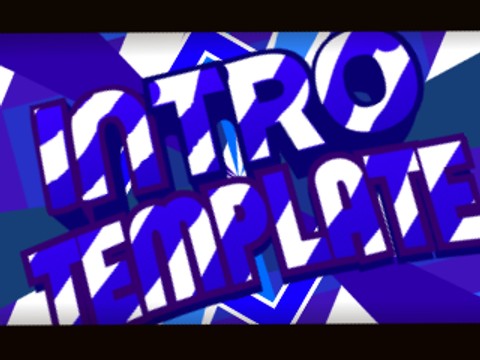 68>> Blue Intro Template!
