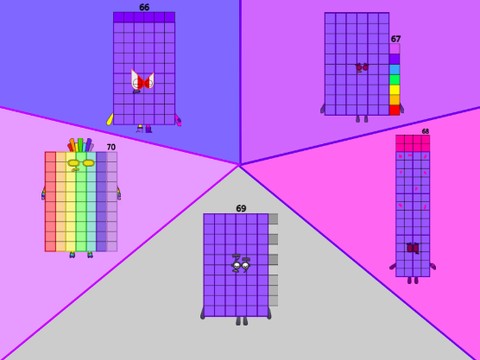 My Take On The Numberblocks Band (66-70 V2)