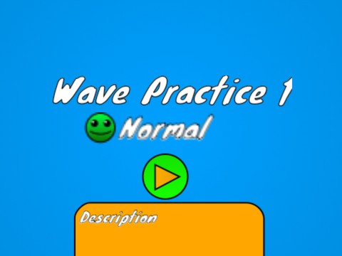 Geometry Dash Wave Practice 1