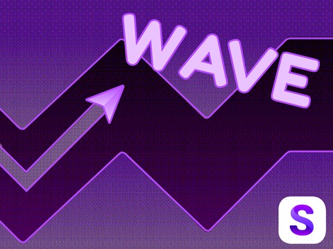 WAVE --- A game by @SuperCookii #jeux #games