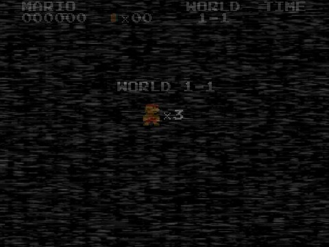 Super Mario Bros. Anti-Piracy Screen