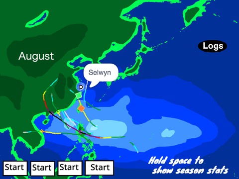 Pacific Typhoon Season Simulator!