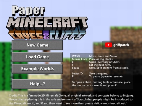 Paper Minecraft Caves and Cliffs