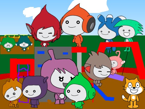 Gobo's Friends In The Playground