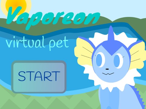 Vaporeon - pokemon virtual pet