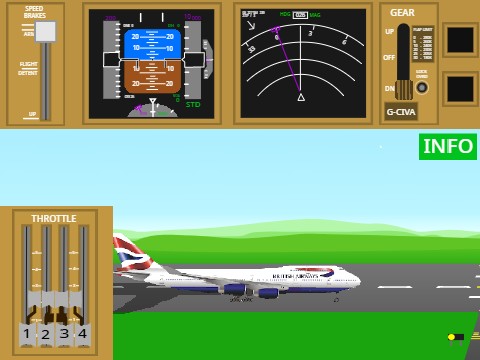 British Airways Boeing 747-400 Flight Simulator