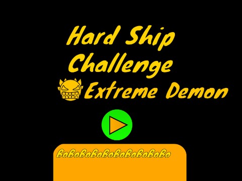 Geometry Dash Hard Ship Challenge