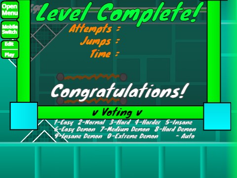 Geometry Dash Ship Challenge