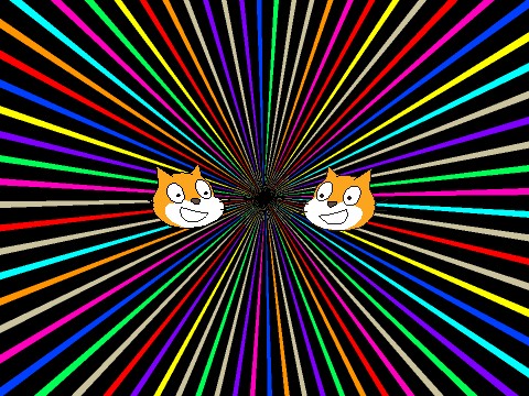 Welcome to scratch! Scratch cat welcomes you!