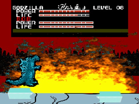B.O.B Fight (Godzilla NES Creepypasta in a cool way)