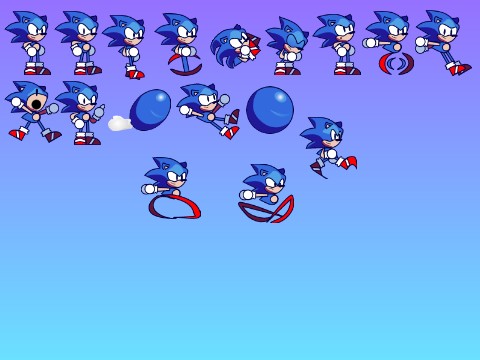 New Sonic Vector Sprites remix