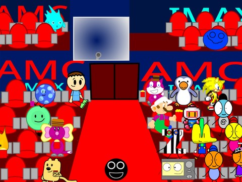 Add yourself watching a movie