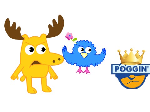 King Poggin gets grounded by Moose A. Moose and Zee (FIXED THE COMING ...
