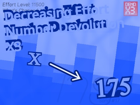 Decreasing Effort Number Devolution X3 (START → 175)