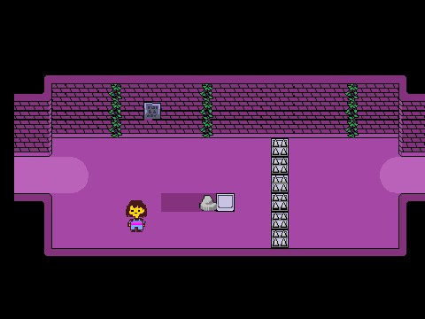 Undertale spike puzzle room test