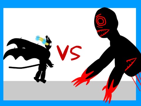 Cartoon Shin Demon VS Funny Fear