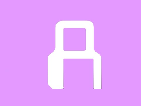 Original artistic alphabet without transition remake