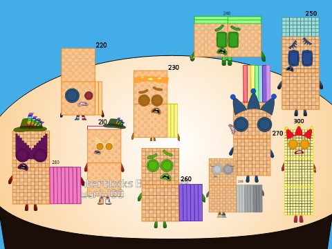 Numberblocks Band 21-30 210-300 remix