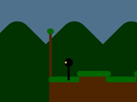 素材100%PEN platformer ブラックversion（モバイル対応）