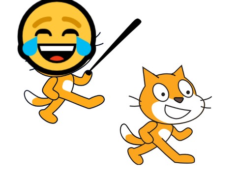 another animation i stopped working on (3.0 Scratch Cat Vs 2.0 Scratch Cat) remix