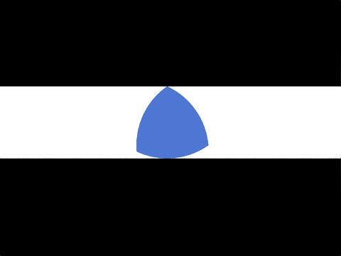 Rolling Reuleaux triangle