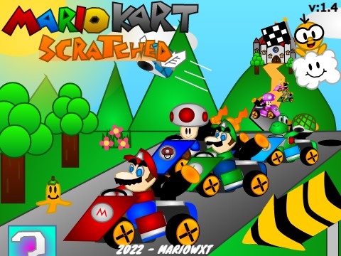 Mario Kart Scratched