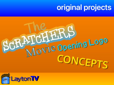 The Scratchers' Movie Opening Logo Concepts