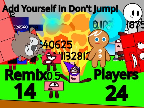 Add Yourself in Don't Jump! [ Remix 14 / 24 Players ]