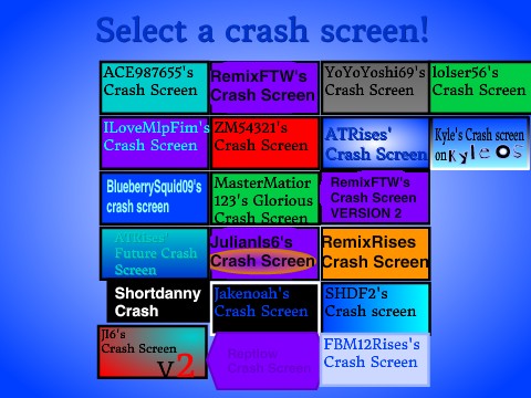 Add your crash screen! (1)