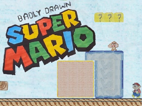 Badly Drawn Super Mario #games #trending #all