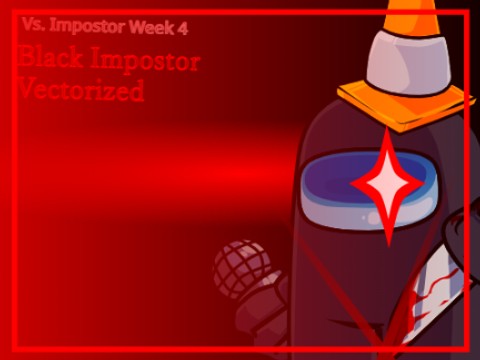 FNF: Vs Impostor "Black Impostor" Vectorized 調整