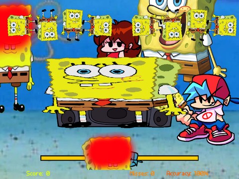 FNF - Vs sponge low effort remix(shaggy)