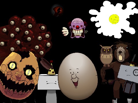 Scratch's Ultimate Custom Night but Flumpty chars