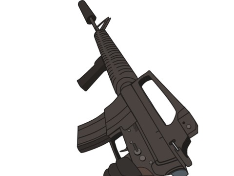 m16 firing animation